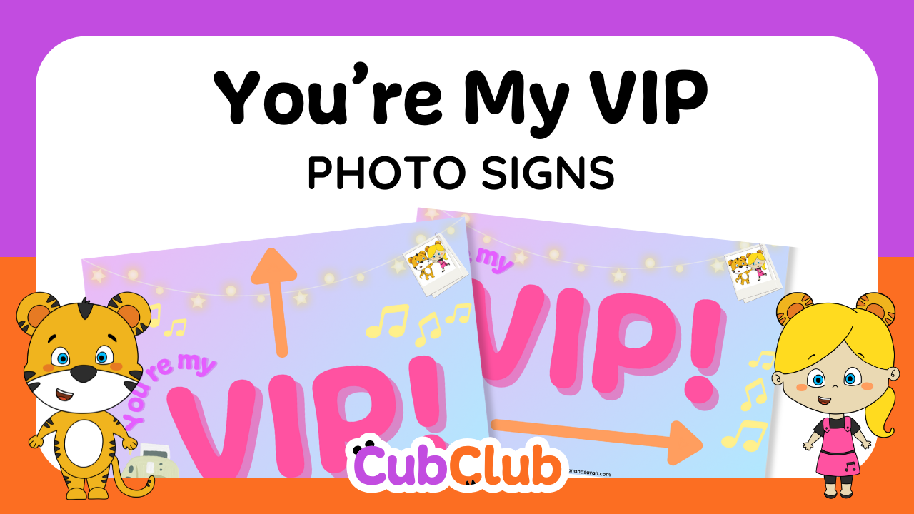You're My VIP Photo Signs | Pevan & Sarah