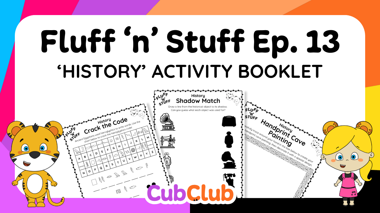 Fluff 'n' Stuff Episode 13 Activity Book | Pevan & Sarah